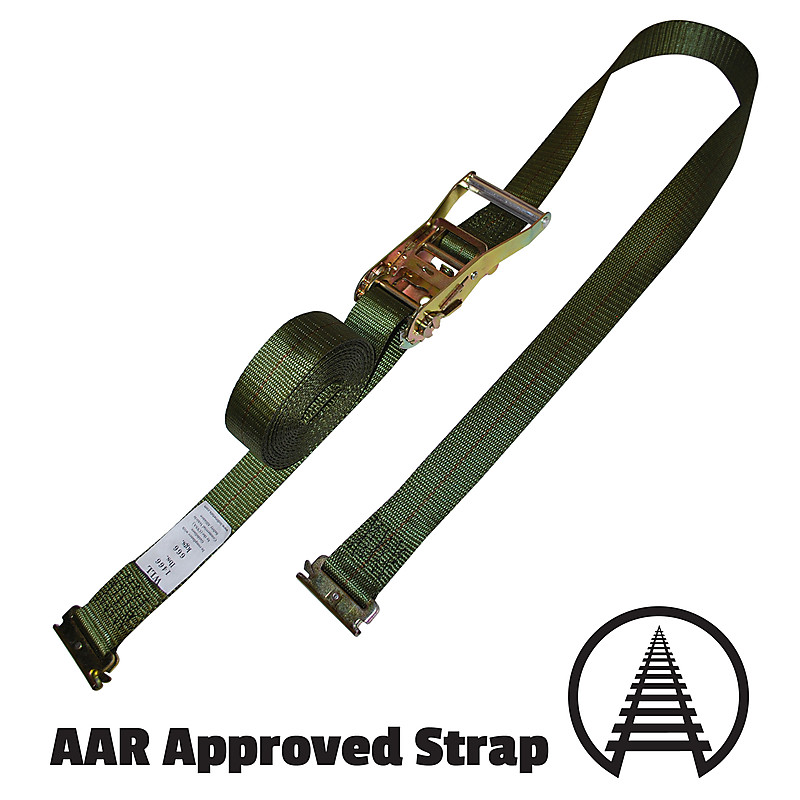 2" HD Ratchet Strap with E-Fittings AAR | Trucking Depot