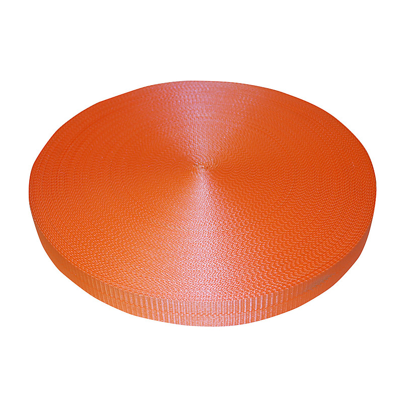 2 inch Orange Polyester Webbing 12,000 lbs | Trucking Depot