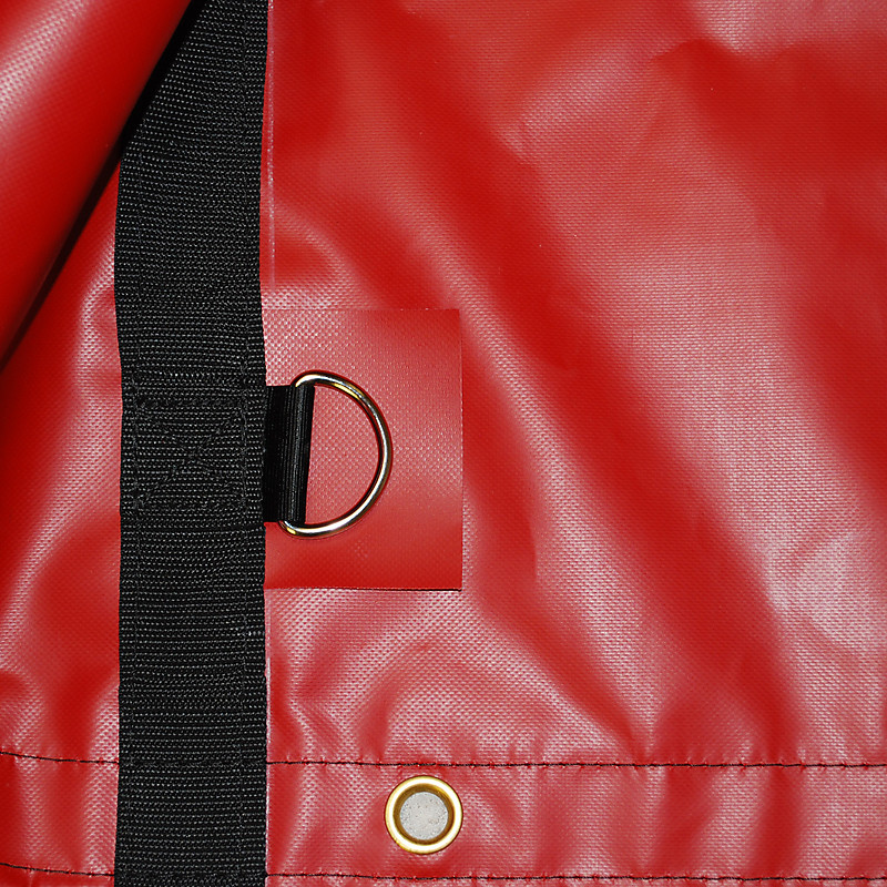 6' x 6' x 6' Heavy Duty Coil Tarp 18oz – RED | Trucking Depot