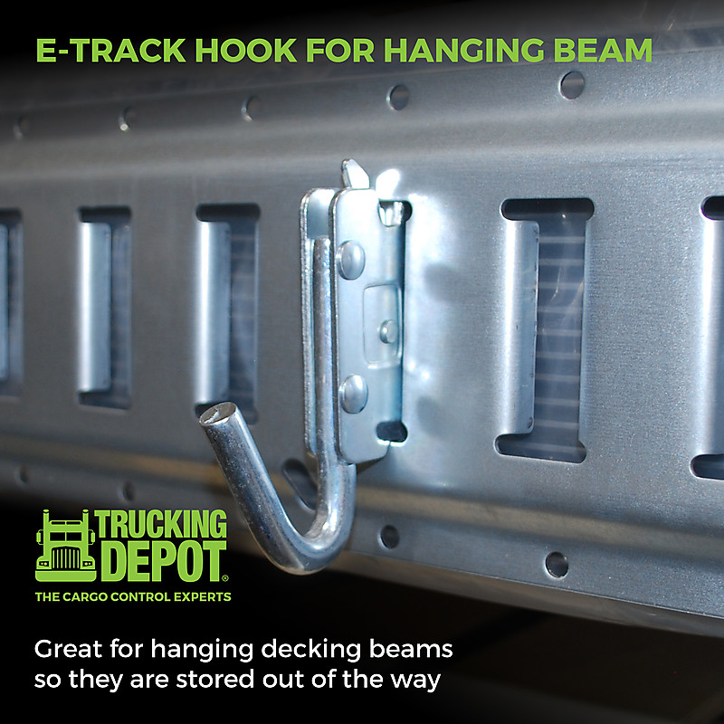 E-Track Decking Beam Hook – 2 Pack | Trucking Depot
