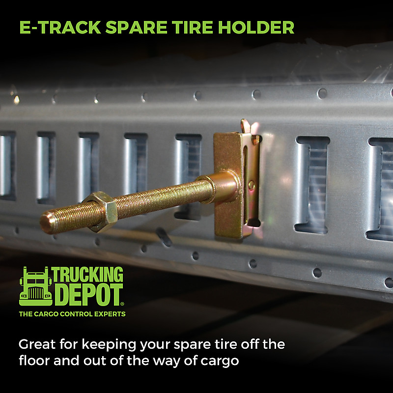 E-Track Spare Tire Holder Accessory | Trucking Depot