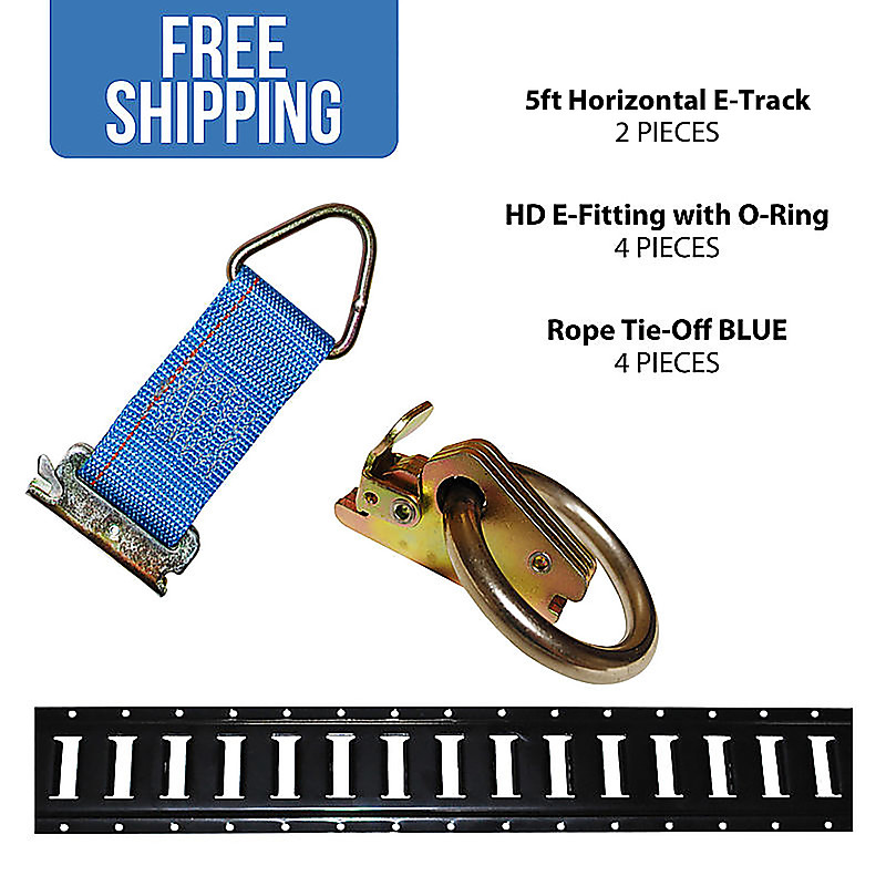 Horizontal E-Track and Fittings KIT | Trucking Depot