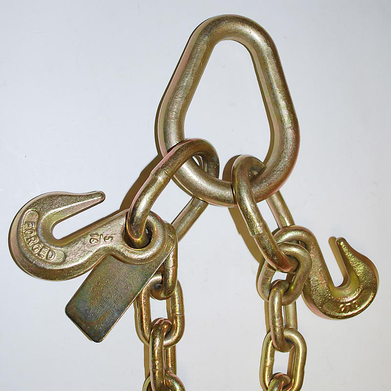 G70 V Chain Bridle with 15" and 4" J-Hooks | Trucking Depot