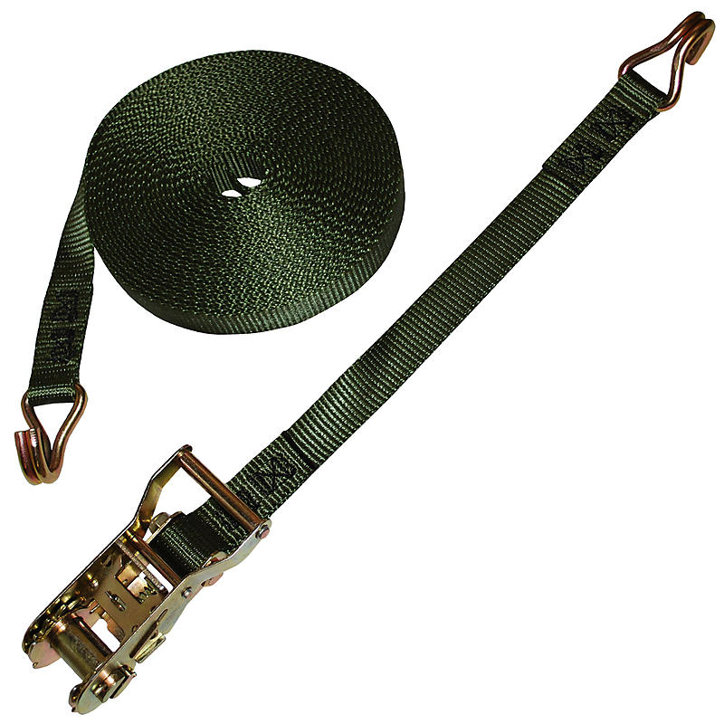 1 inch Heavy Duty Ratchet Strap with Wire Hooks | RatchetStrapsUSA