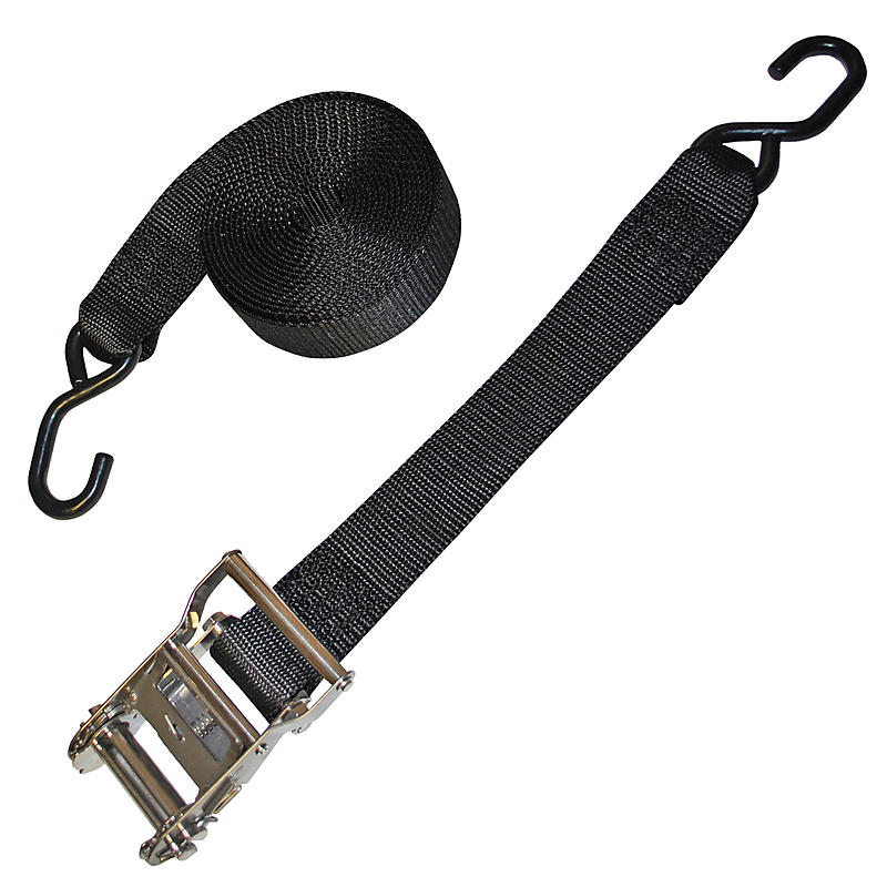 2 inch Custom Ratchet Strap with Vinyl S Hooks | RatchetStrapsUSA