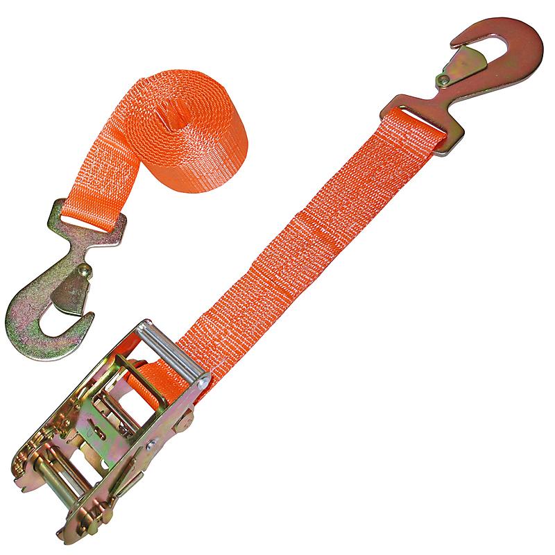 2 inch Custom Ratchet Strap with Heavy Duty Flat Snap Hooks ...