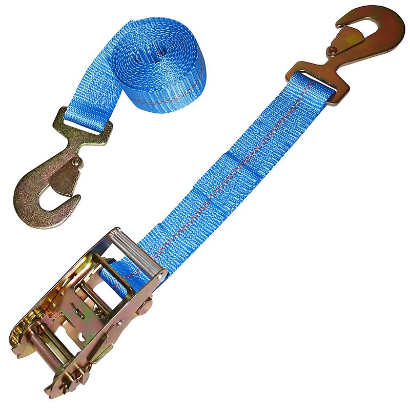 2 inch Custom Ratchet Strap with Heavy Duty Flat Snap Hooks ...