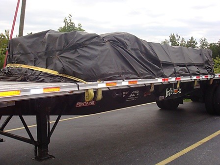 4-Foot Drop Steel Flatbed Tarp - 16' x 27' | AAA Tarps